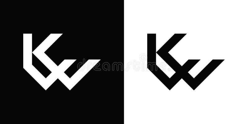 KW Logo, KW Monogram, Initial KW Logo, Letter KW Logo, Letter KW Icon ...