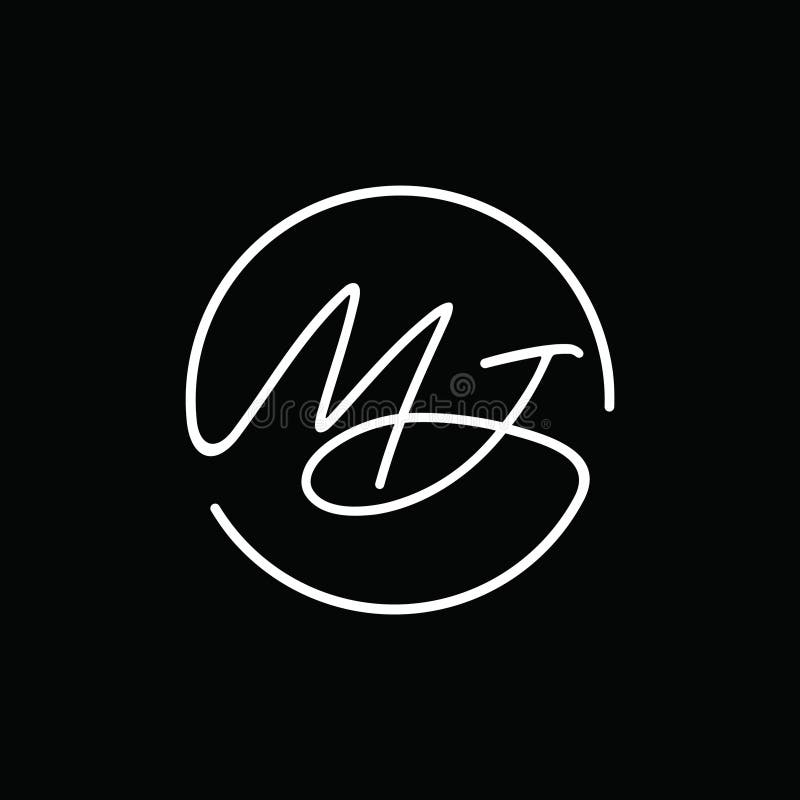 MJ Logo, MJ Initial Logo Design with Circle. Beaut?ful Logo for Fashion ...
