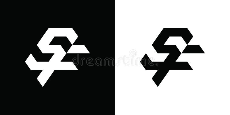 SF Logo, SF Monogram, Initial SF Logo, Letter SF Logo, SF Icon Stock ...