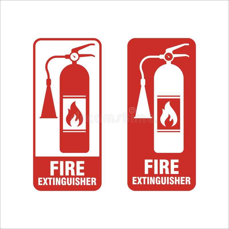 Fire Extinguisher Icon. Fire Extinguisher Symbol Stock Vector ...