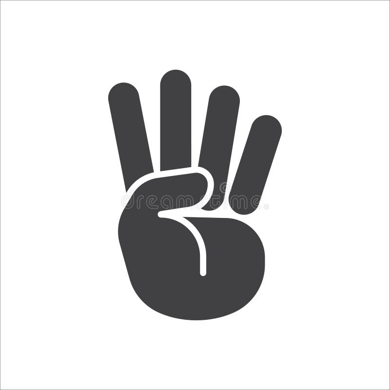 Hand Symbol. Hand Gesture Icon Stock Vector - Illustration of hand ...
