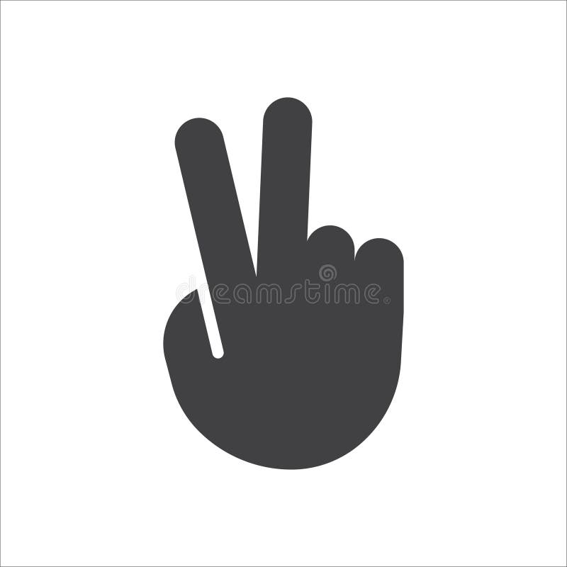 Hand Gesture Icon. Hand Geometric Style Icon Stock Vector ...