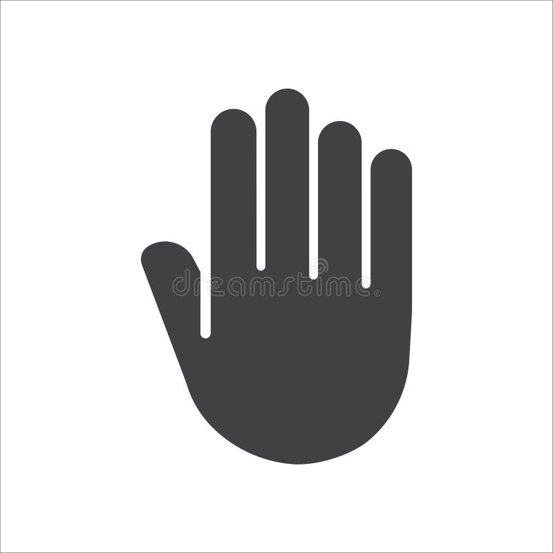 Hand Symbol. Hand Gesture Icon Stock Vector - Illustration of flat ...