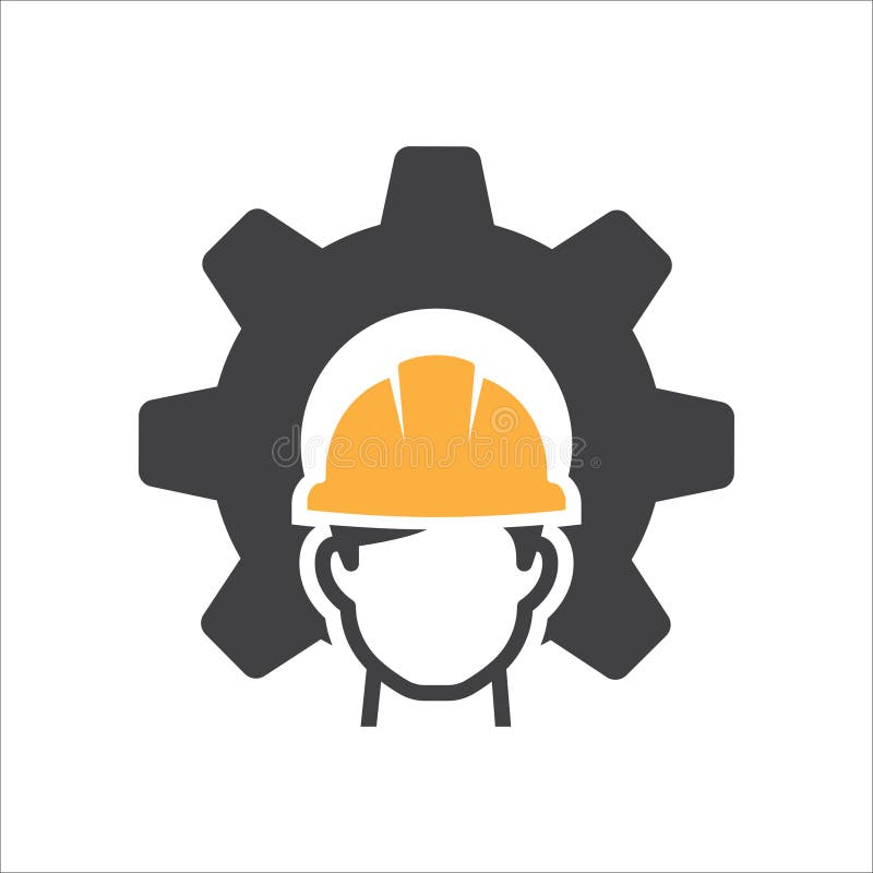 Safety Worker Icon. Industrial Worker Icon Stock Vector - Illustration ...