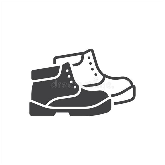 Safety Boot Protection Sign Icon. Safety Shoes Icon. Safety Worker ...