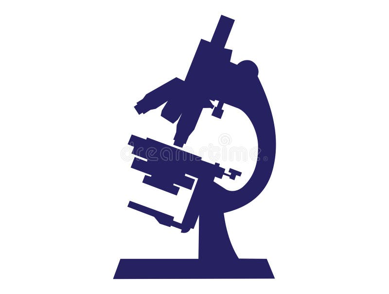 Detailed Monocular Microscope with Three Objectives Icon Vector ...