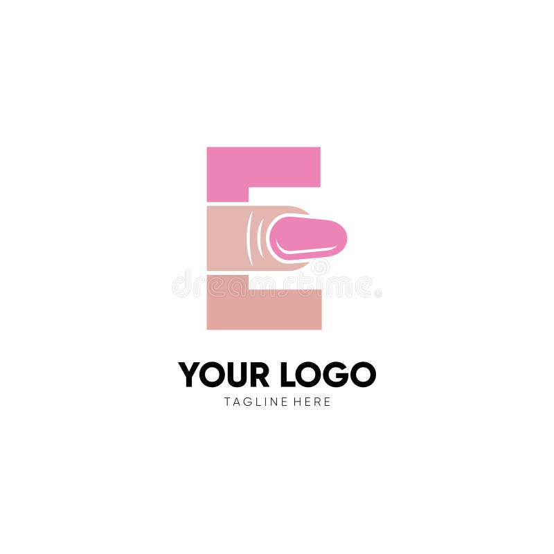 Letter Finger Nail Logo Stock Illustrations – 91 Letter Finger Nail ...