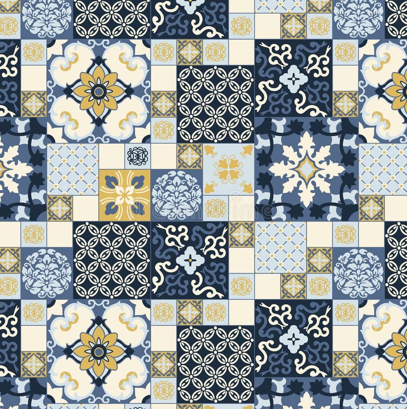 Colorful Abstract Ethnic Paisley Vector Pattern with Hand Drawn Watercolor Floral Elements ...