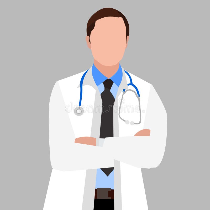 Handsome Male Doctor Like Action Vector Stock Vector - Illustration of ...