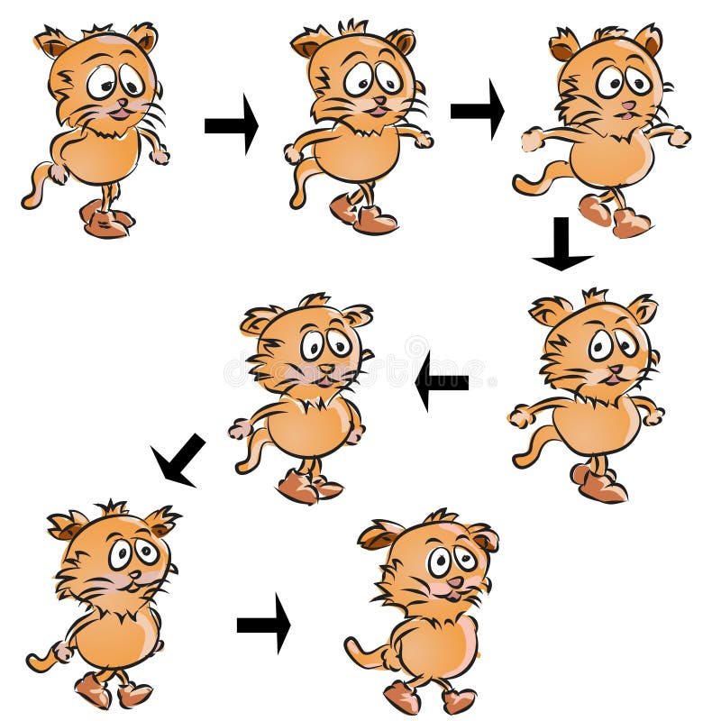 Walking Cat Animation