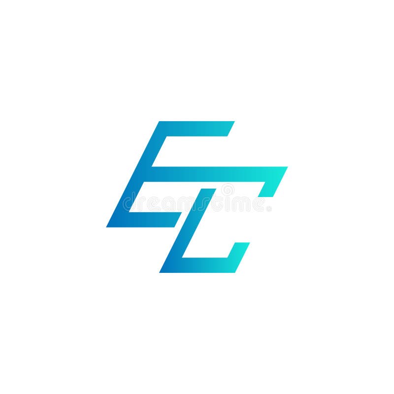 EC Logo, EC Monogram, Initial EC Logo, Letter EC Logo, Letter EC Icon ...