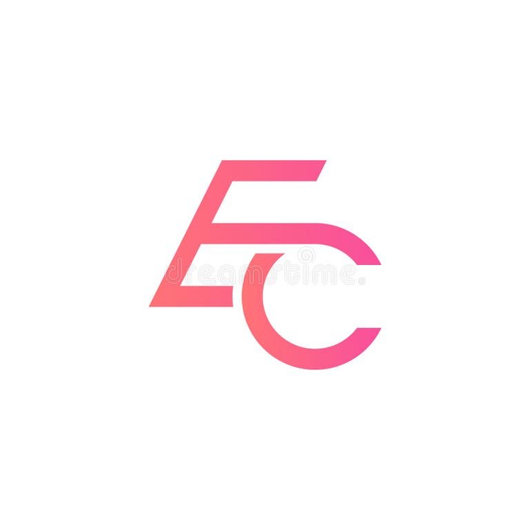 EC Logo, EC Monogram, Initial EC Logo, Letter EC Logo, Letter EC Icon ...