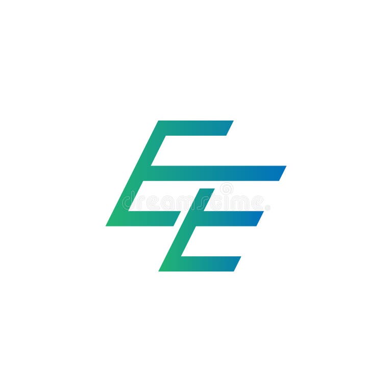 EE Logo, EE Monogram, Initial EE Logo, Letter EE Logo, Letter EE Icon ...