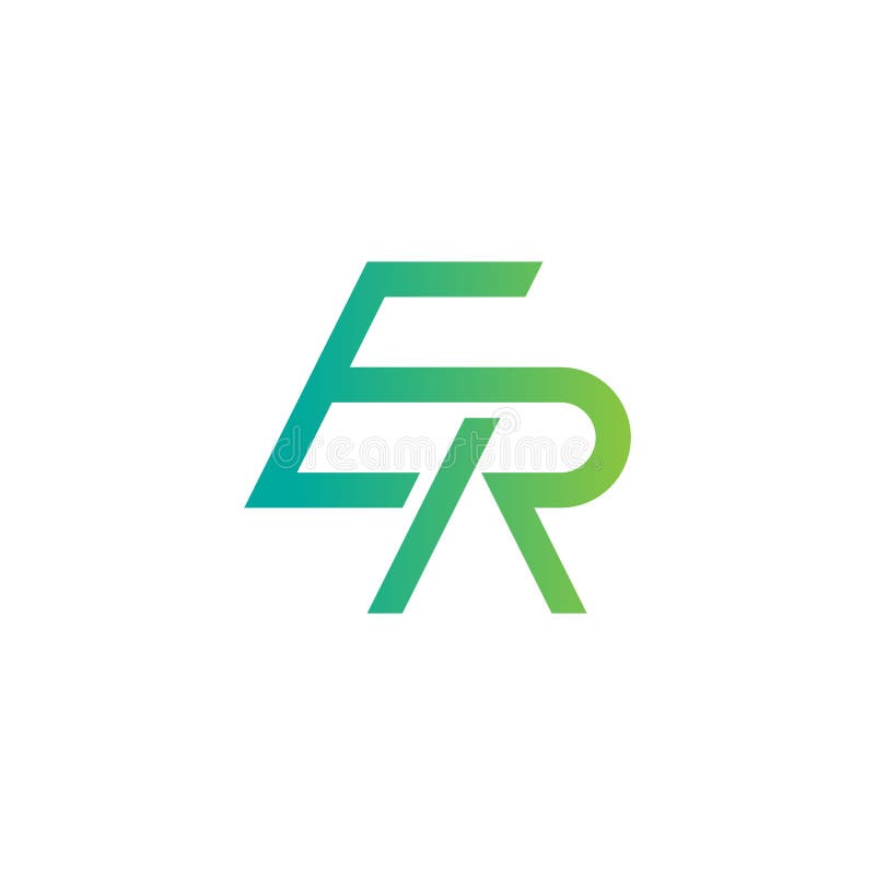 ER Logo, ER Monogram, Initial ER Logo, Letter ER Logo, Letter ER Icon ...