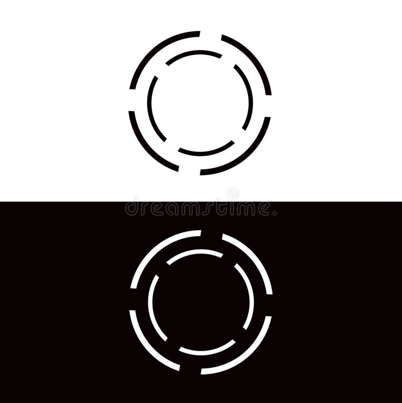 Circle Vector Logo Template Design Stock Vector - Illustration of ...