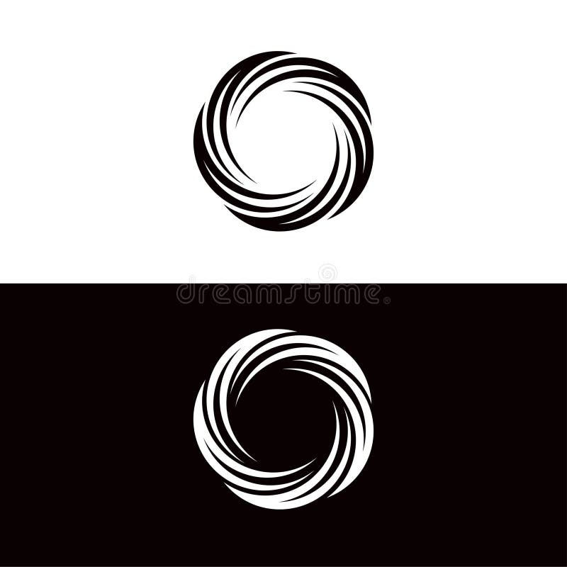Circle Vector Logo Template Design Stock Vector - Illustration of ...