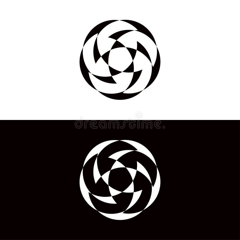 Circle Vector Logo Template Design Stock Vector - Illustration of round ...