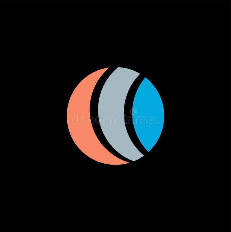 Circle Vector Logo Template Design Stock Vector - Illustration of ...