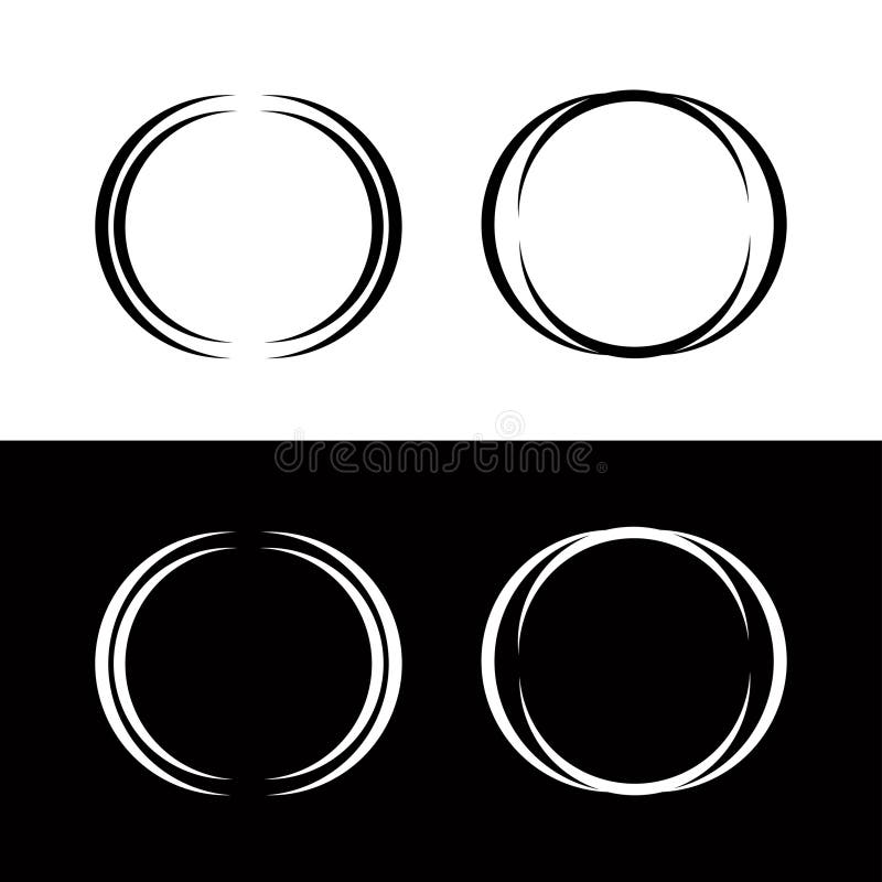 Circle Vector Logo Template Design Stock Vector - Illustration of idea ...