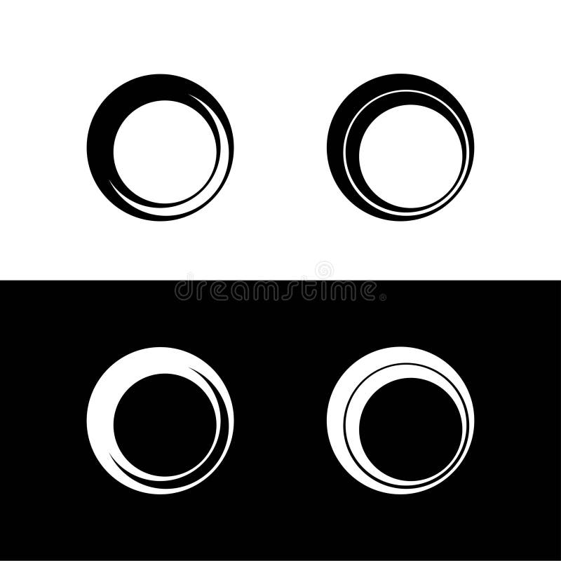 Circle Vector Logo Template Design Stock Vector - Illustration of ...