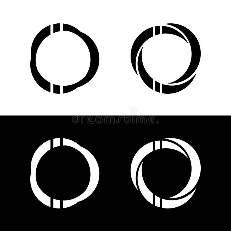 Circle Vector Logo Template Design Stock Vector - Illustration of mark ...