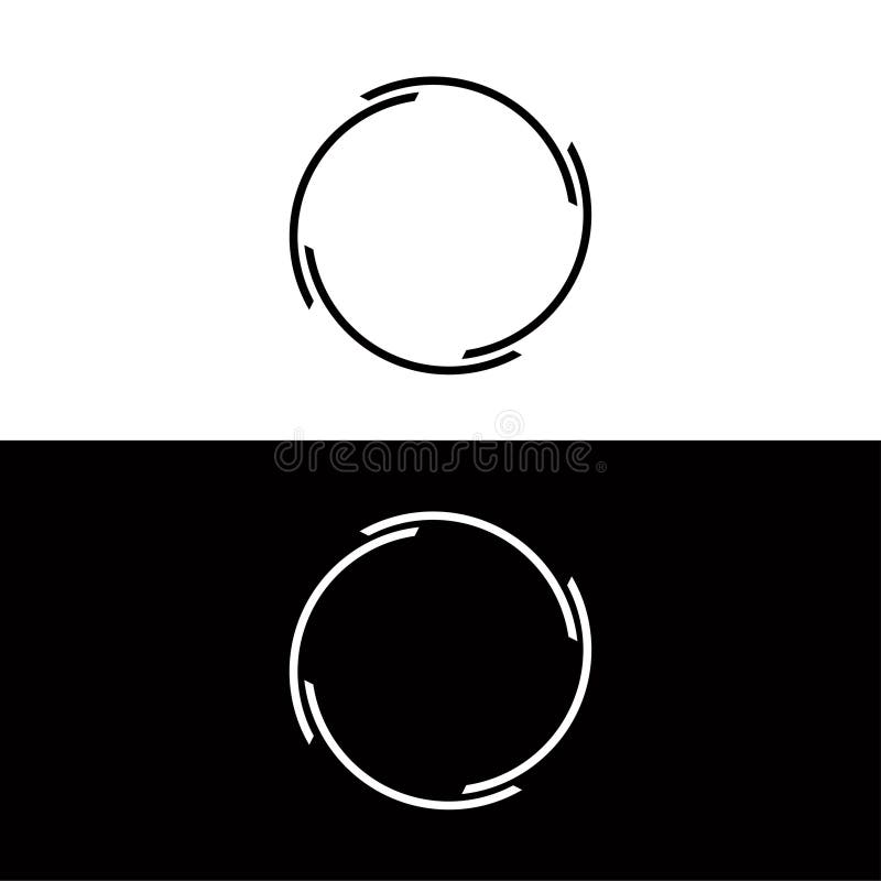 Circle Vector Logo Template Design Stock Vector - Illustration of ...