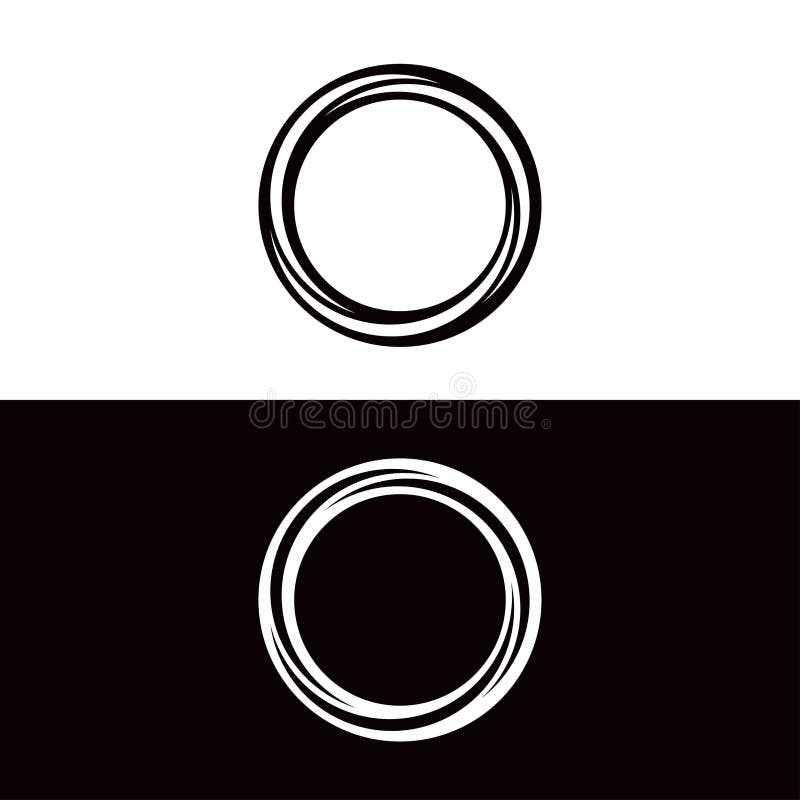 Circle Vector Logo Template Design Stock Vector - Illustration of ...