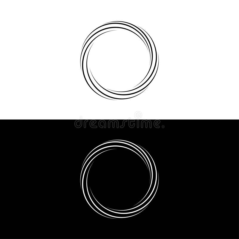 Circle Vector Logo Template Design Stock Vector - Illustration of ...