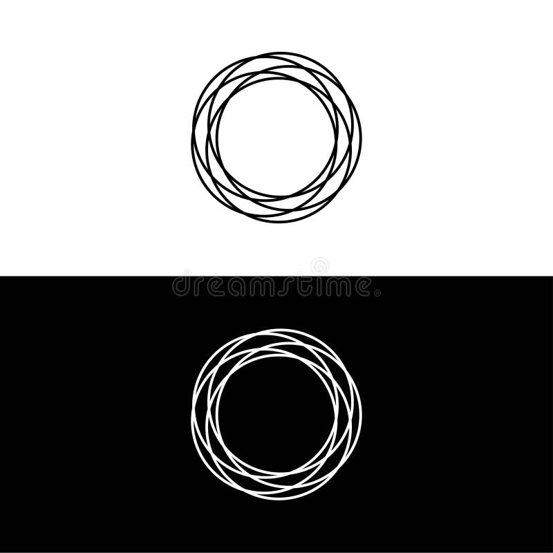 Circle Vector Logo Template Design Stock Vector - Illustration of ...