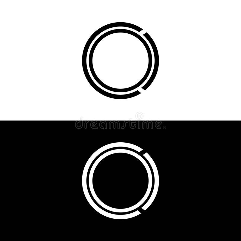 Circle Vector Logo Template Design Stock Vector - Illustration of logo ...
