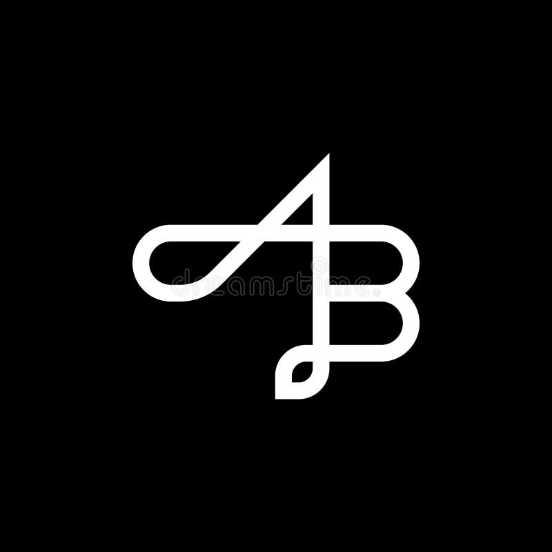 Letter AB Logo, AB Monogram, Initial AB Logo, AB Logo, Letter AB Icon ...