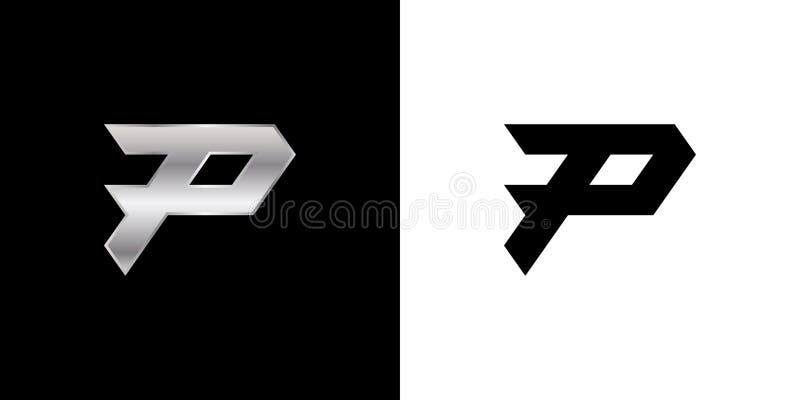 Letter P Logo, P Monogram, Initial P Logo, P Logo, Letter P Icon Stock ...
