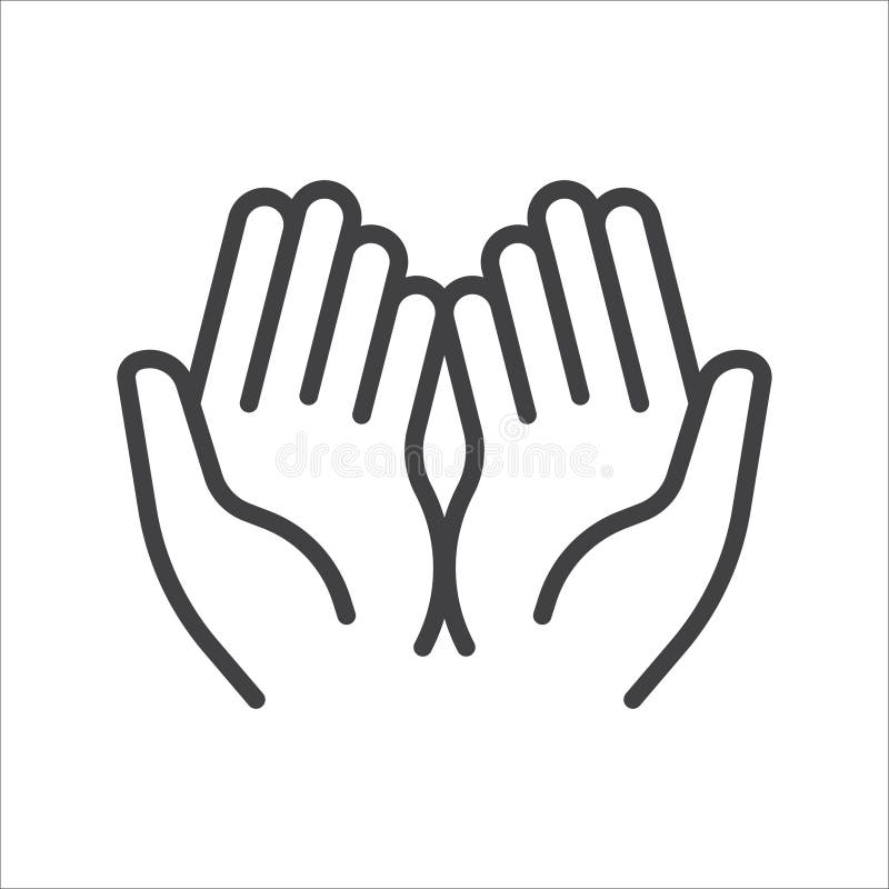 Muslim Vector Praying Hands Stock Illustrations – 1,393 Muslim Vector ...