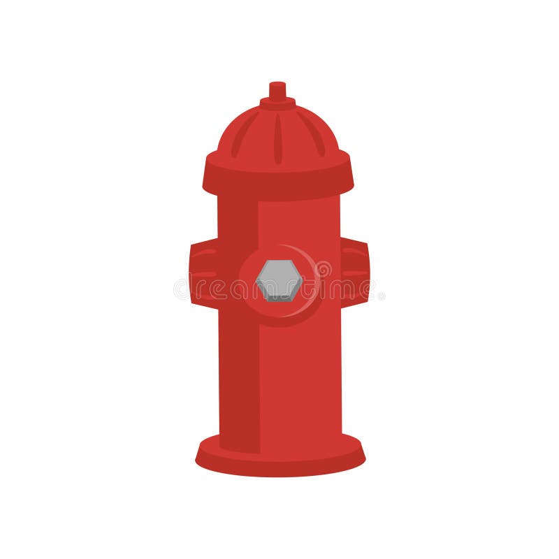 Fire Hydrant Icon. Flat Illustration of Fire Hydrant Vector Icon Stock ...