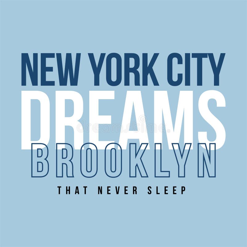 New York City Dreams that Never Sleep Stock Vector - Illustration of ...