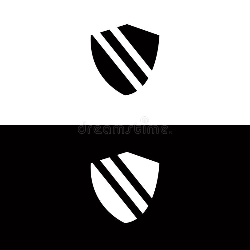 Shield Vector Logo Template Design Stock Vector - Illustration of ...