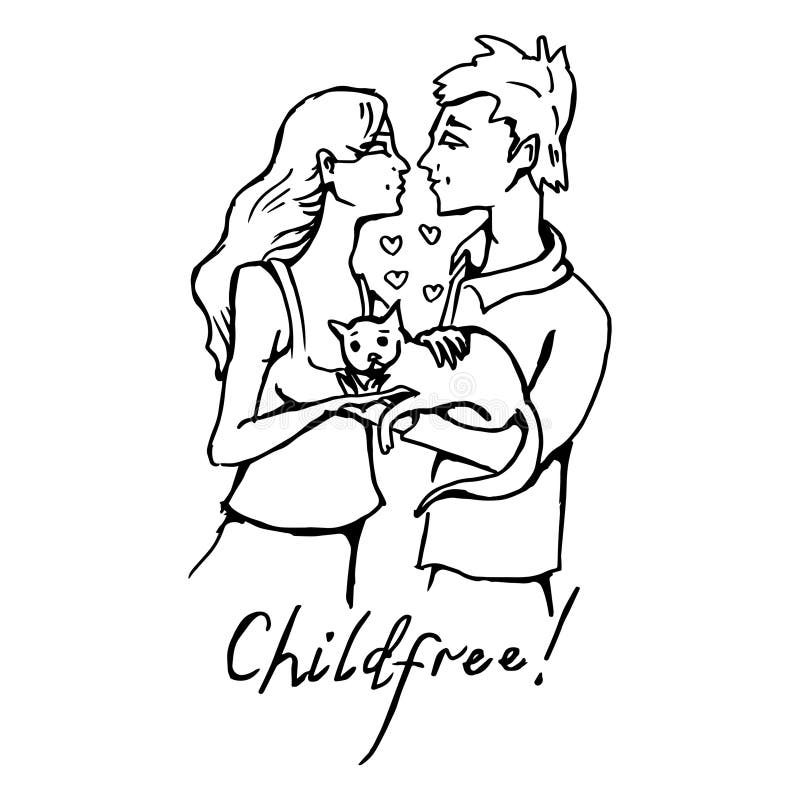 Childfree Couple Stock Illustrations – 101 Childfree Couple Stock ...