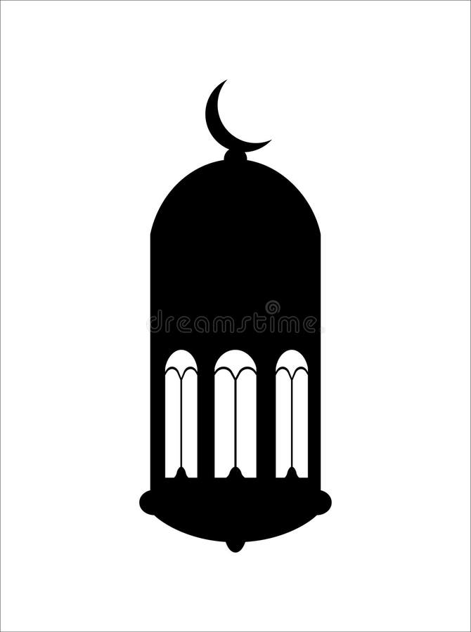 Vintage Ramadan Lantern, Islamic Lamp Fanoos Stock Vector ...