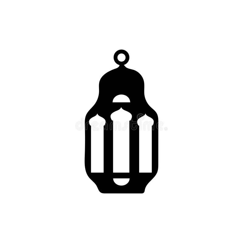 Islamic Lanterns Illustration Design, Islamic Silhouette Decoration ...