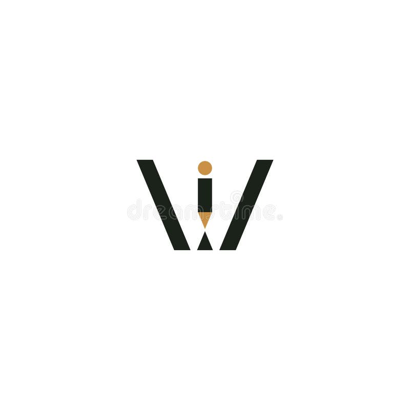 Alphabet Letters Initials Monogram Logo IW, WI, W and I Stock Vector ...
