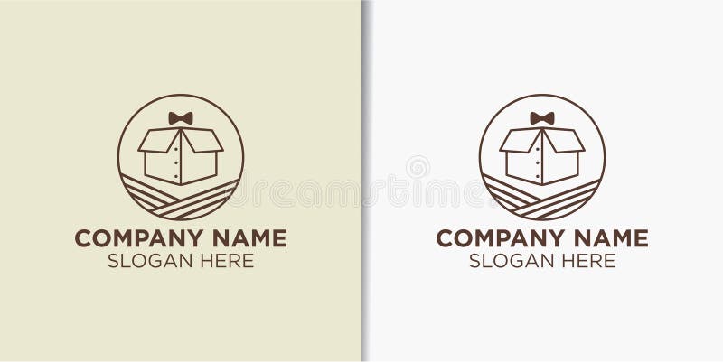 Courier Logo Package Delivery Company Icon Stock Vector - Illustration ...