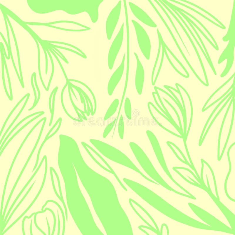 Pattern Vector Floral Leaf Design Stock Vector - Illustration of social ...