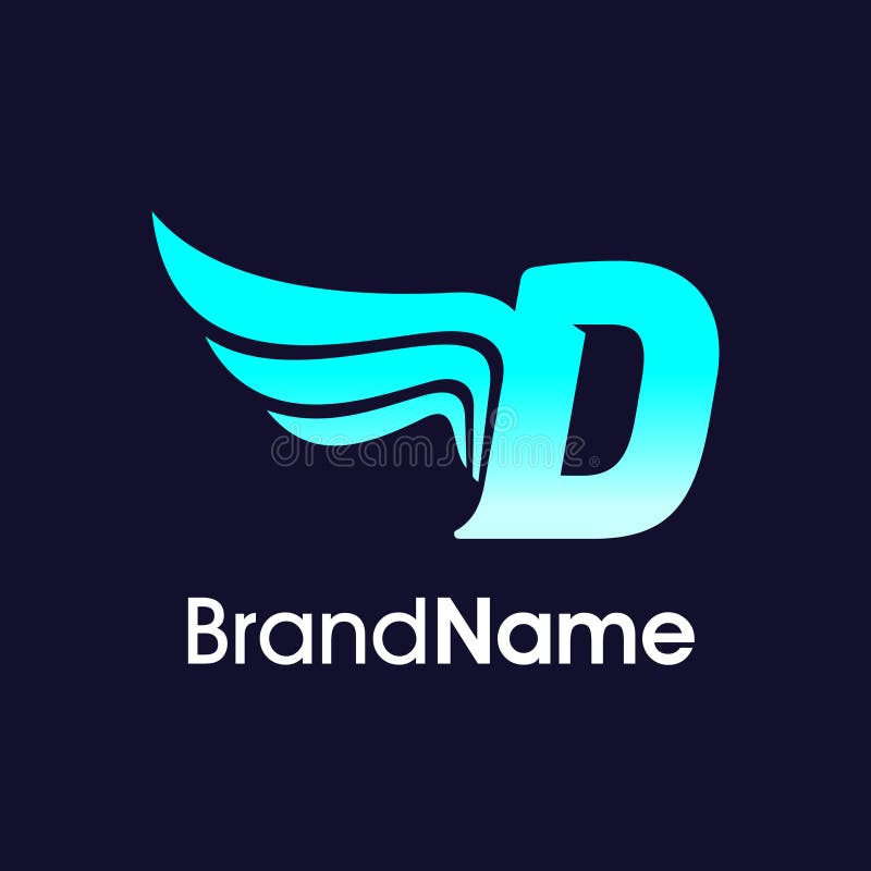 Letter D Wing Logo Stock Illustrations – 354 Letter D Wing Logo Stock ...