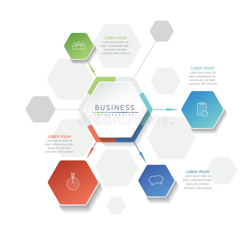 Vector Business Presentation Connecting Steps Infographic Template ...