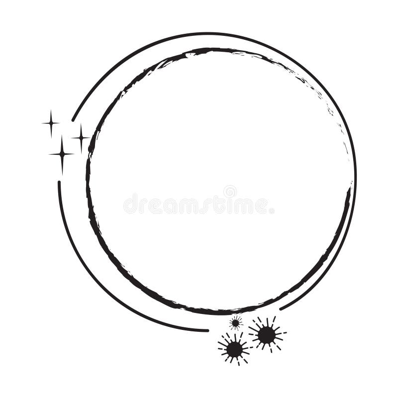 Arch Frame with Sparkles for Social Media or Poster Design, Simple ...