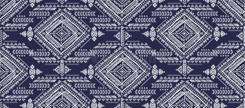 Textile Digital Geometric Pattern Stock Illustration - Illustration of ...