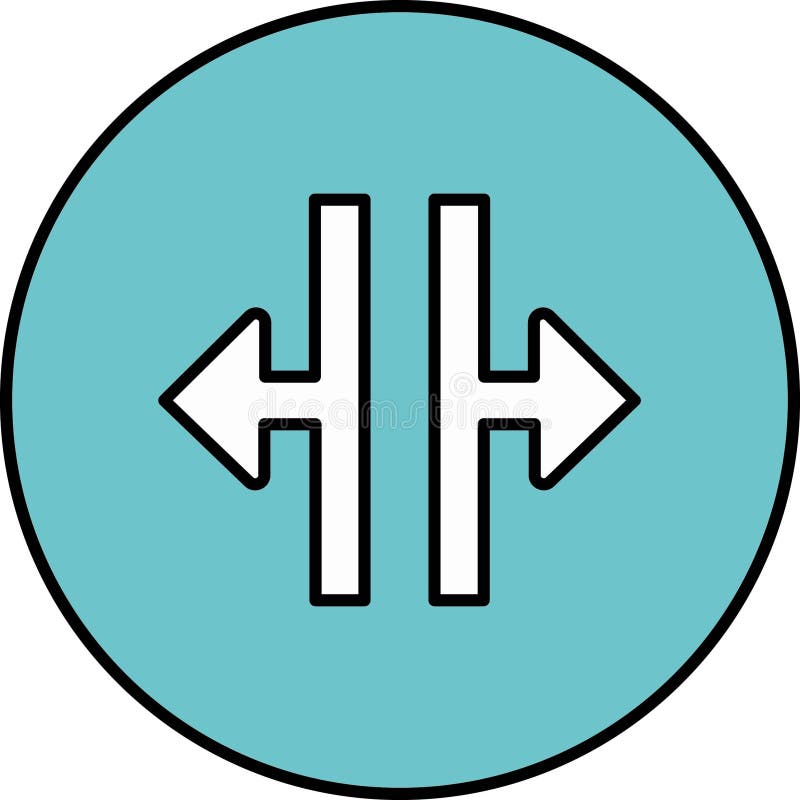 Split Which Can Easily Edit or Modify Stock Vector - Illustration of ...