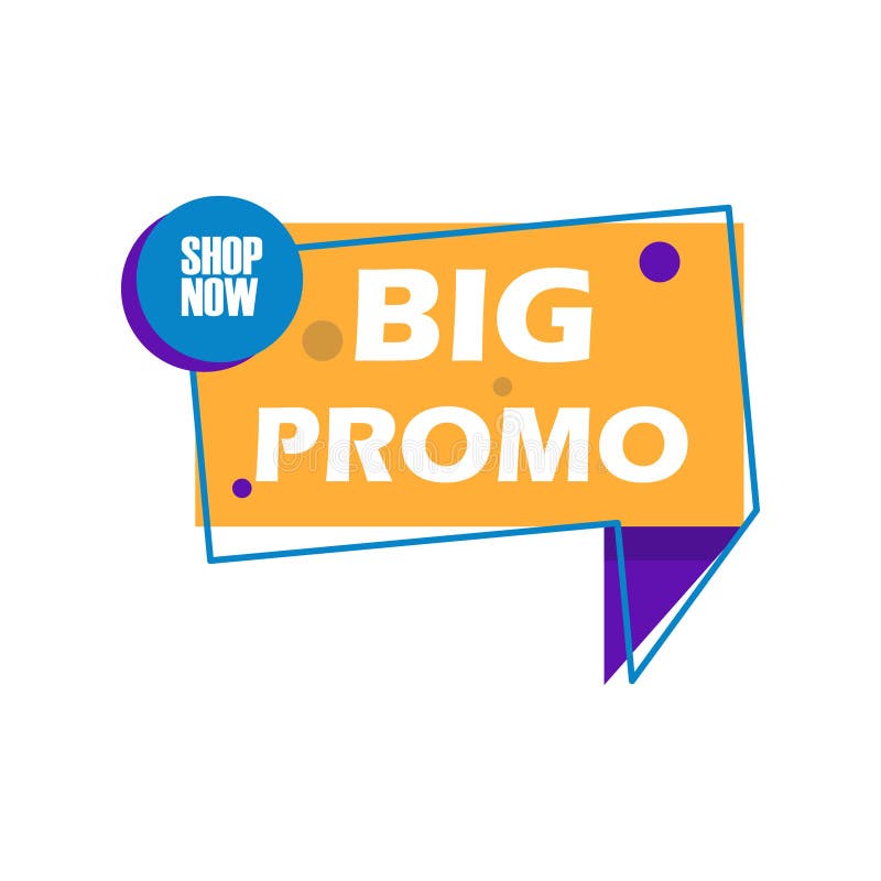 Emblem for Marketing Promo Discounts and Registration Stock Vector ...