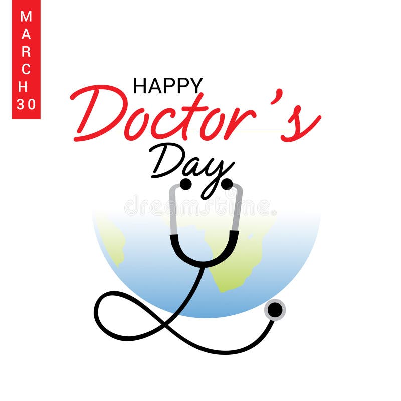 World International Happy Doctor S Day. Stock Illustration ...