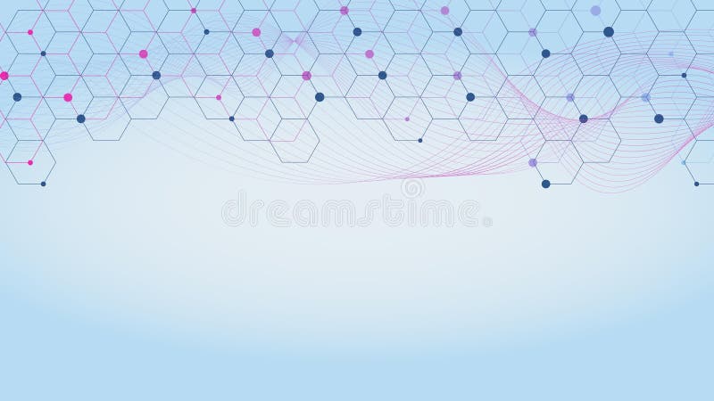 Abstract Hexagonal with Particle Shapes for Medical DNA Research ...